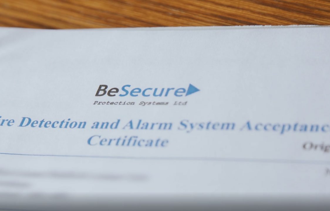 BeSecure Certificate - BeSecure Protection Systems Ltd.